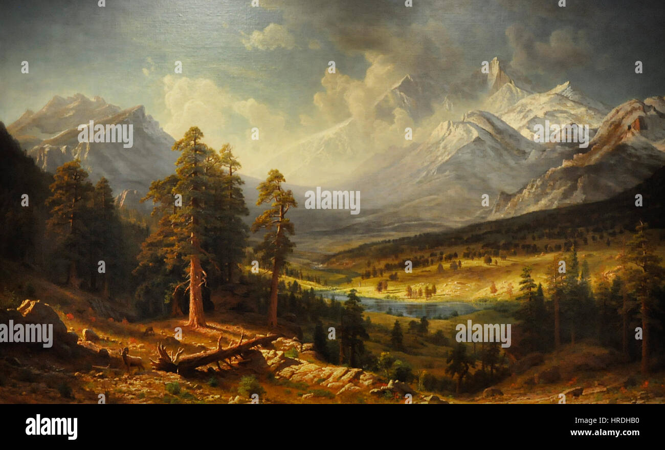 Albert Bierstadt (1830-1902) - Estes Park (1877) - Denver Art Museum 18 ...
