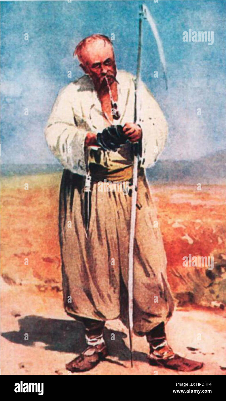 Sergiy Vasylkivskiy’s 'Cossack 2' is a painting depicting a traditional ...