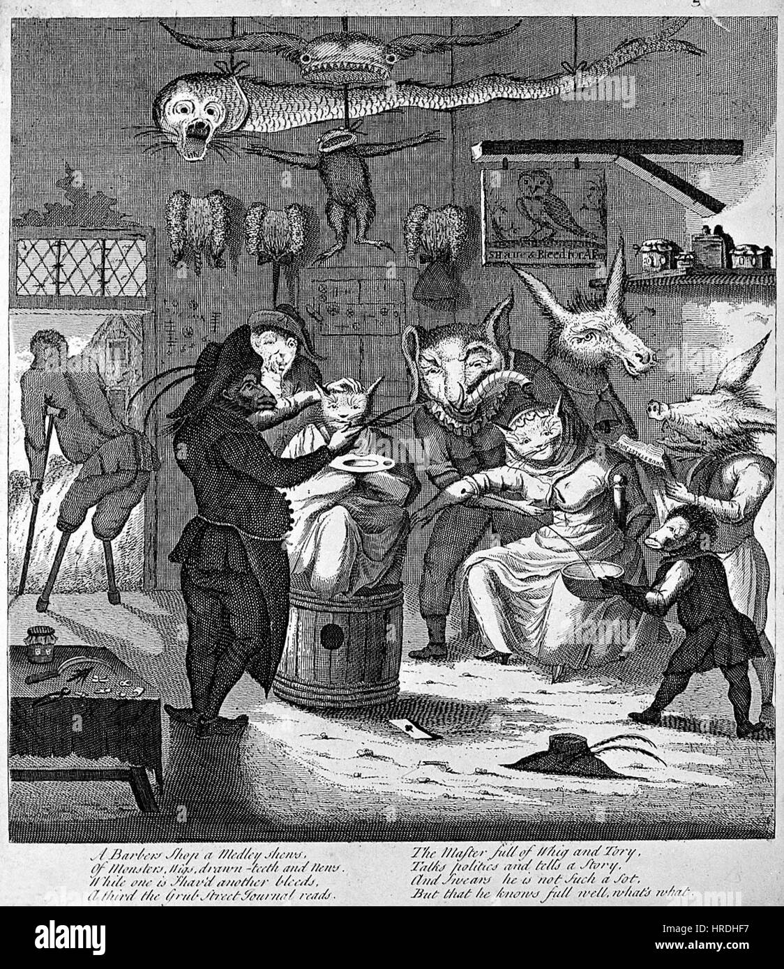 Barber surgeons Black and White Stock Photos & Images - Alamy