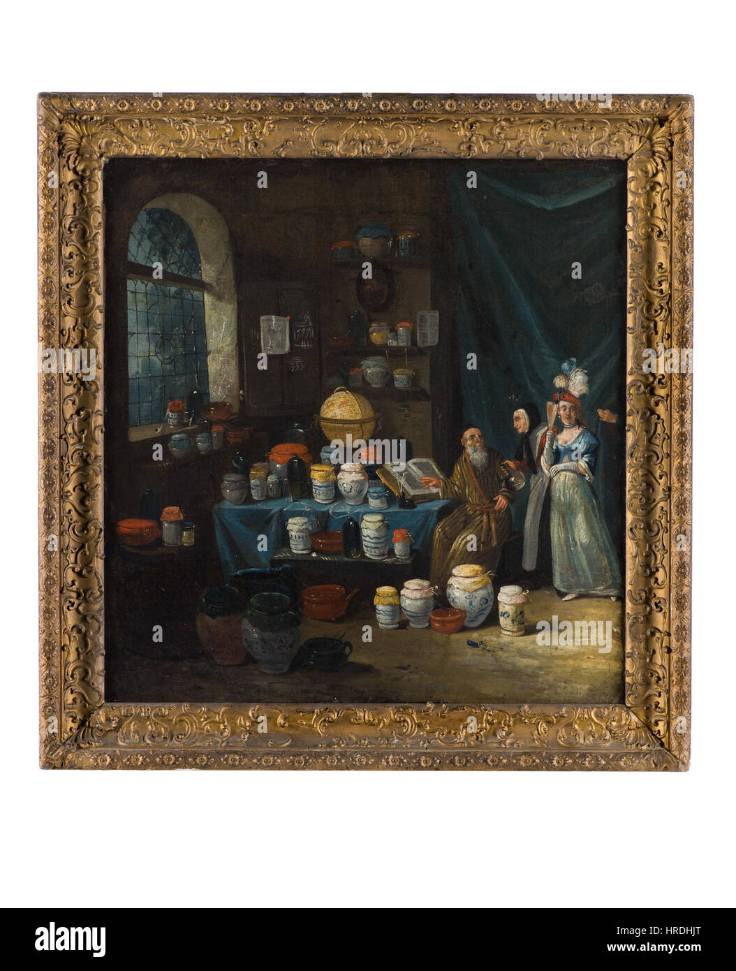 A philosopher in his study (framed) Wellcome L0047053 Stock Photo - Alamy