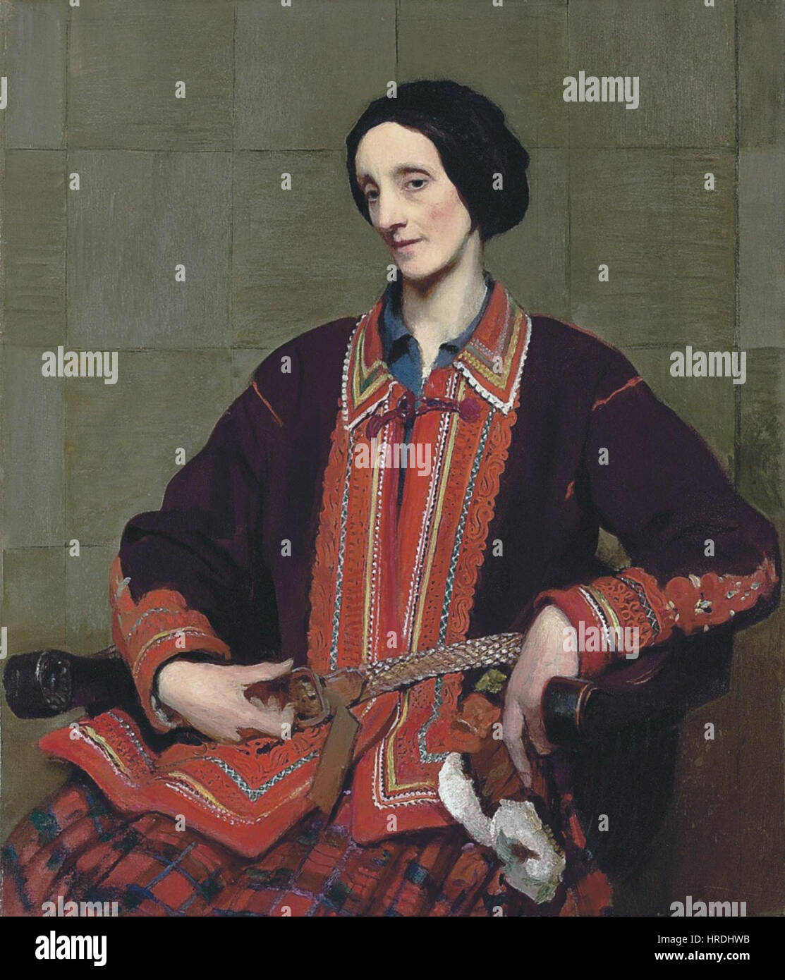 The portrait of Hilda Spencer Watson, created by George Spencer Watson ...