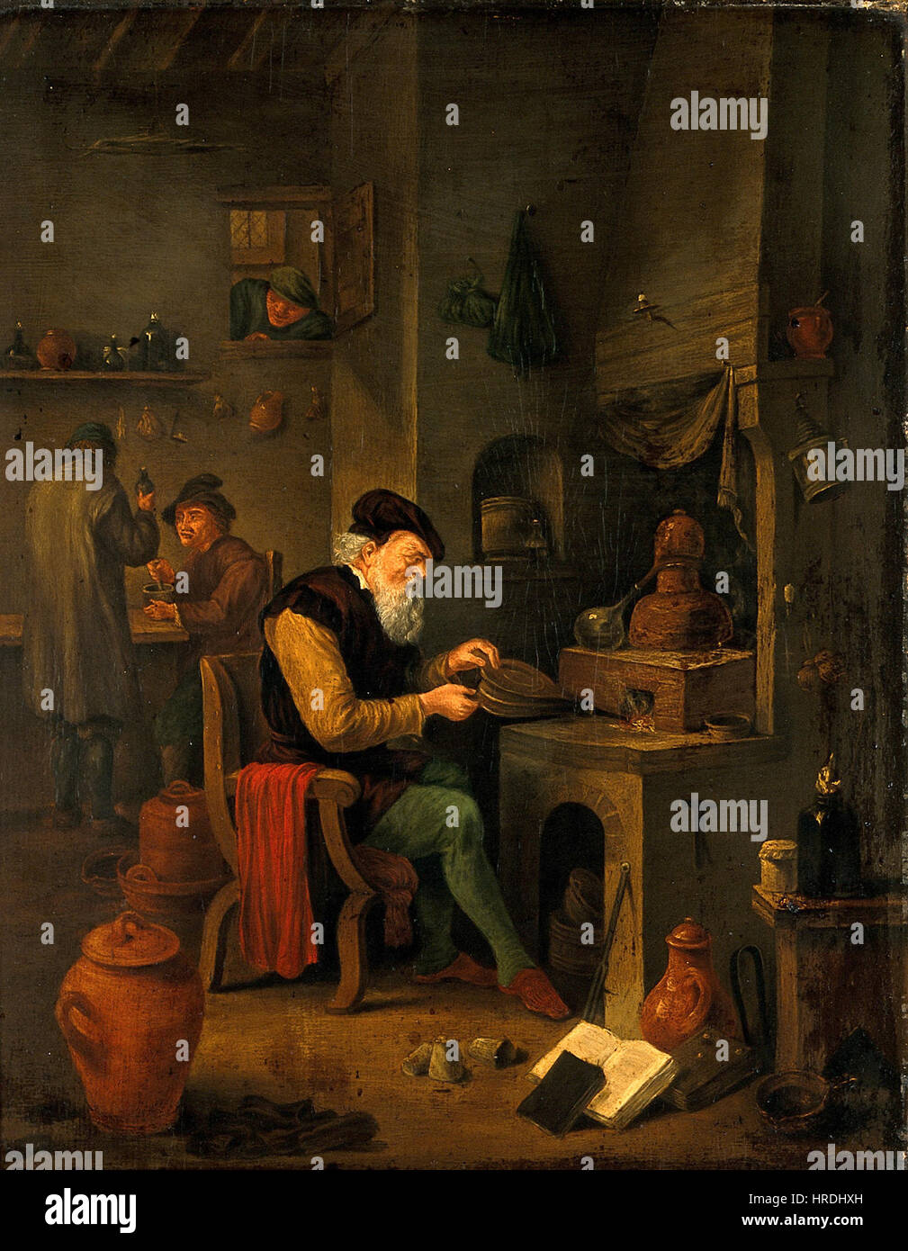 Alchemist painting hi-res stock photography and images - Alamy