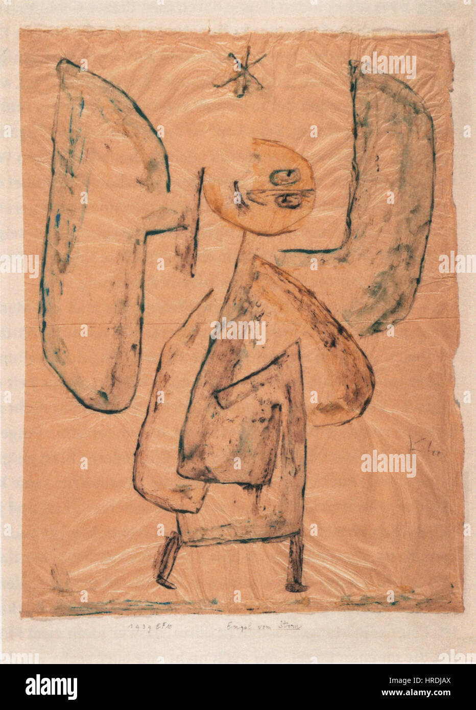 Paul Klee’s 'Engel vom Stern' (Angel from the Star), painted in 1939 ...