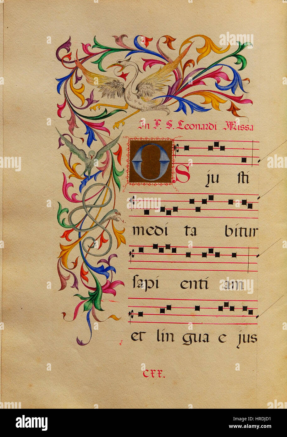Medieval chant manuscript hi-res stock photography and images - Alamy