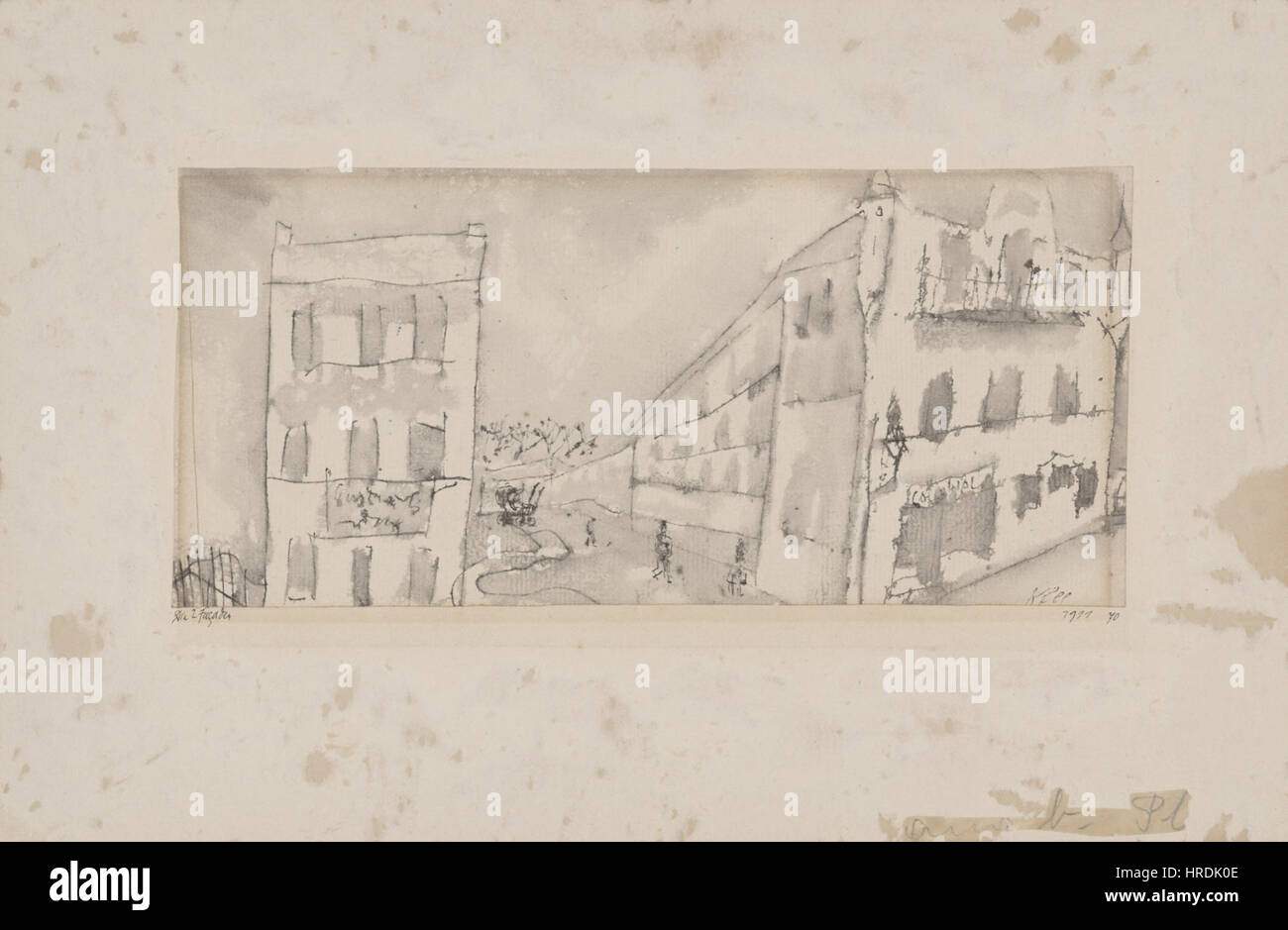 Paul Klee’s 'Dwie fasady' (Two Facades) showcases his signature style ...