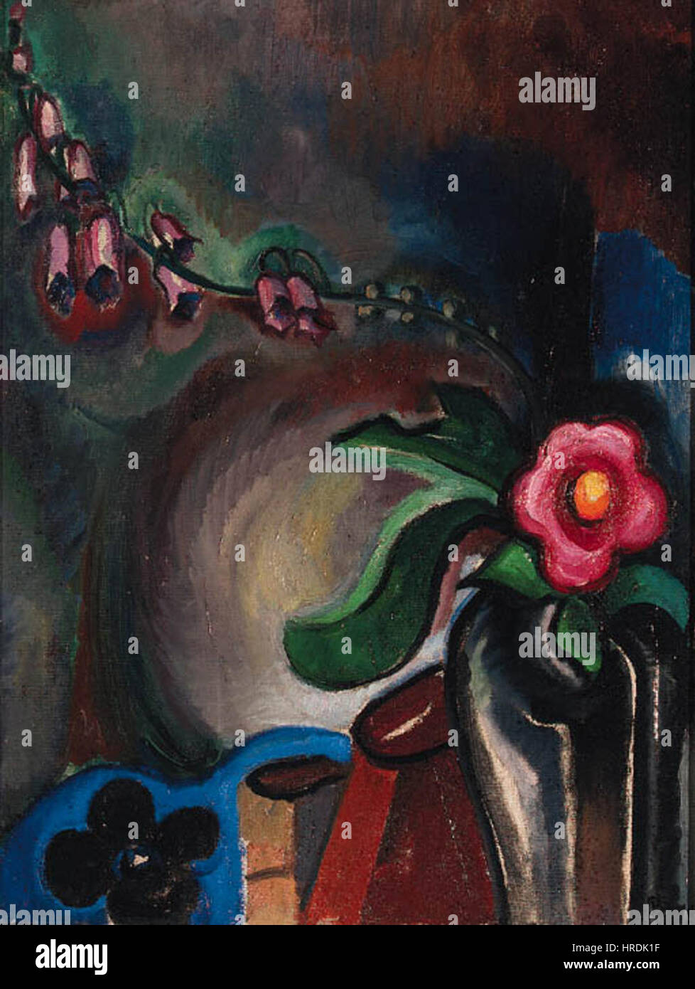 Else Berg A still life with flowers Stock Photo - Alamy