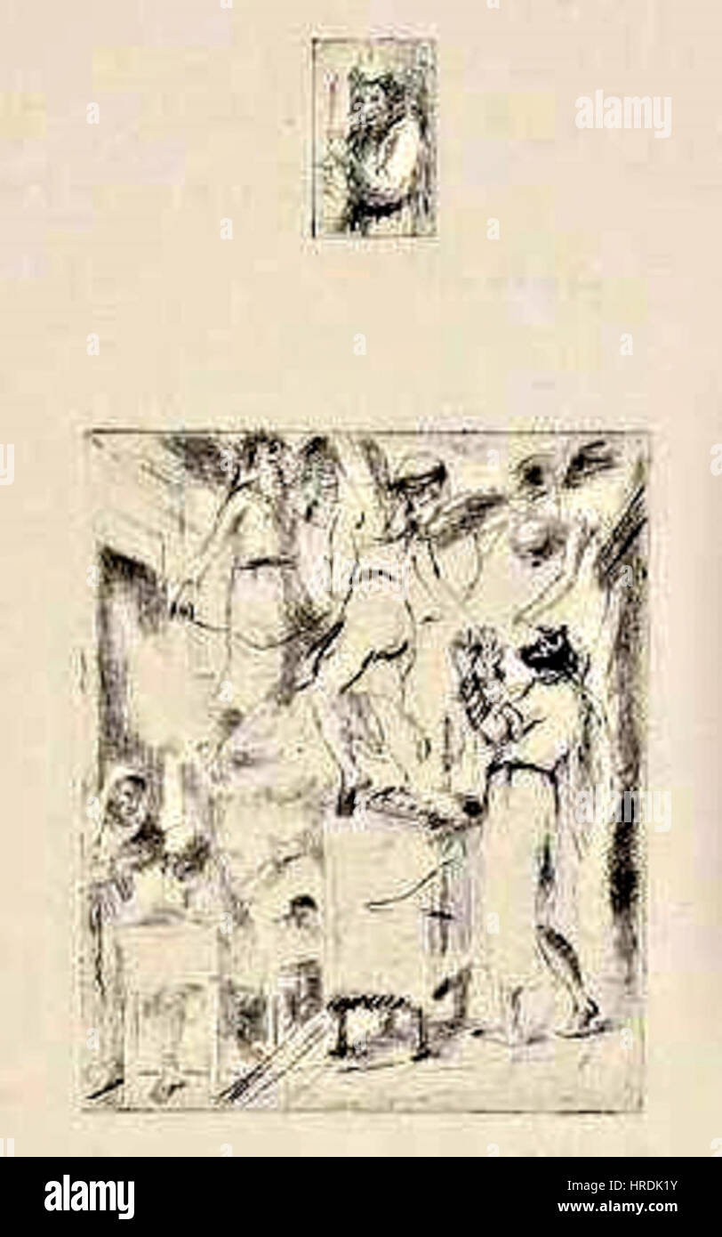 Dix-huit Eaux-fortes Et Pointes Seches - Jacob, Jacques Balgley Stock ...