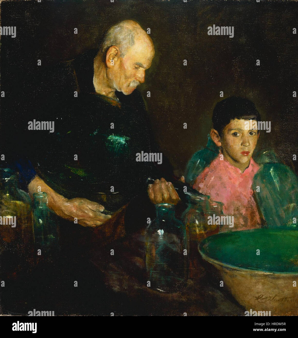 Charles W. Hawthorne - Refining oil Stock Photo - Alamy