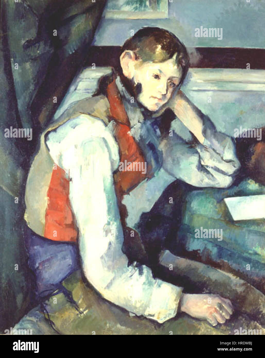 Boy in red vest hi-res stock photography and images - Alamy