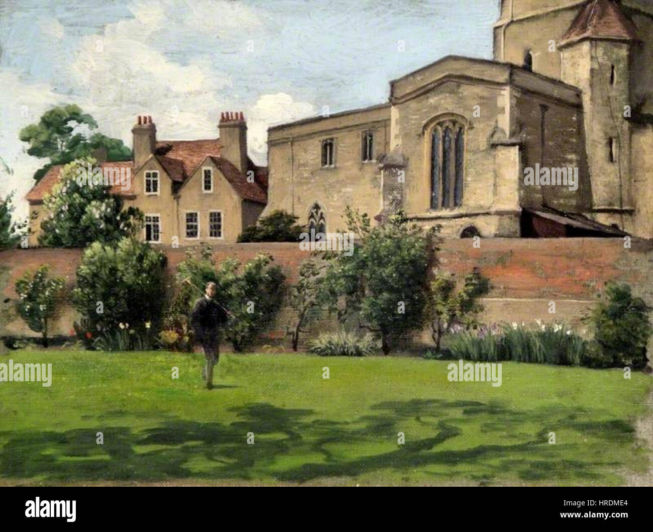 Rex Whistler - Canon Elliott in the Vicarage Garden at Bierton ...