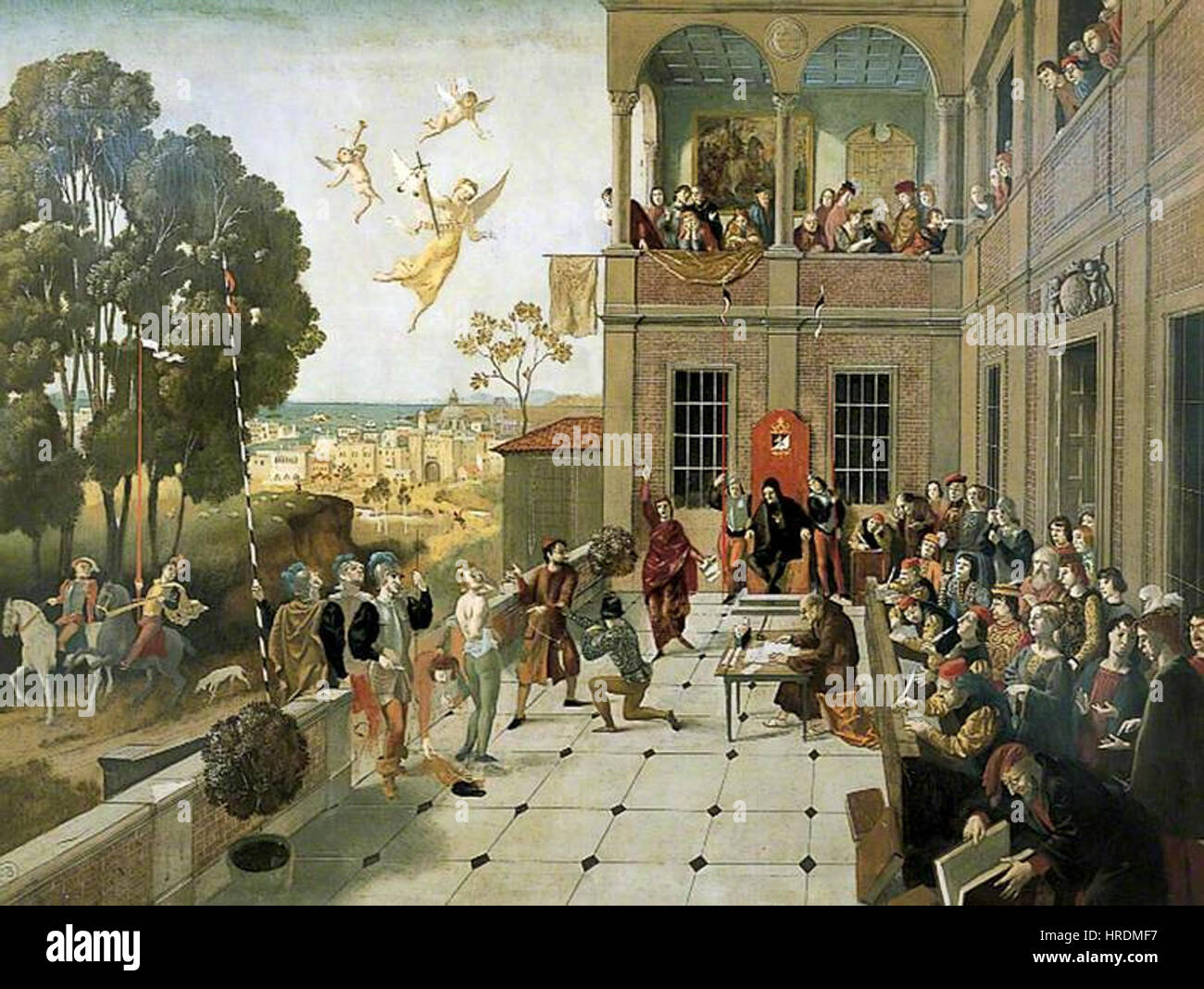 Trial scene from merchant venice hi-res stock photography and images ...