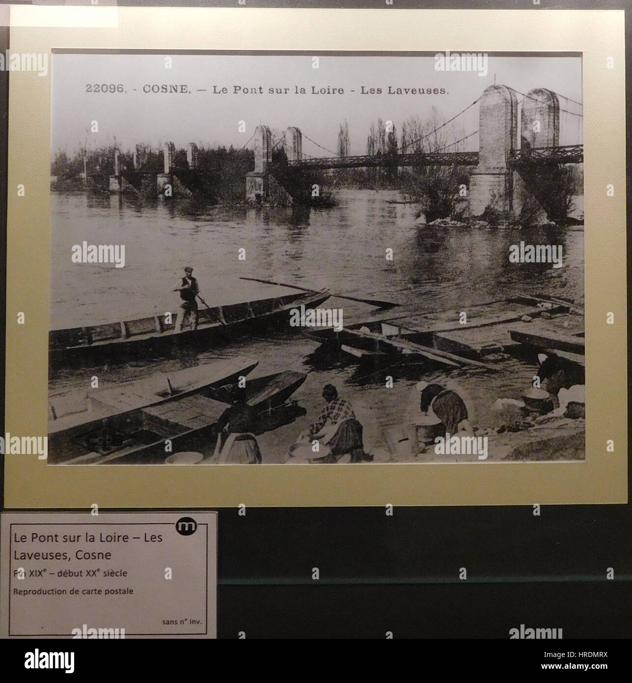 'Le Pont sur la Loire - Les Laveuses' by artist depicts a bridge over ...