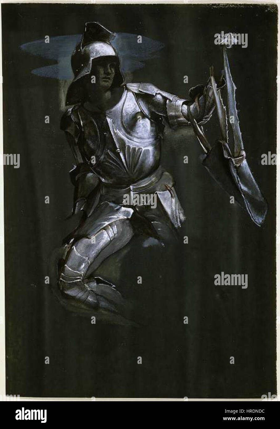 Edward Burne-Jones - Study of Armour - Perseus in 'The Finding of ...