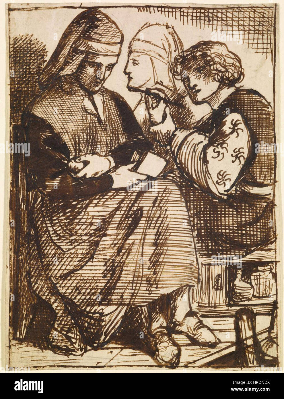 Dante Gabriel Rossetti - Giotto painting the Portrait of Dante ...
