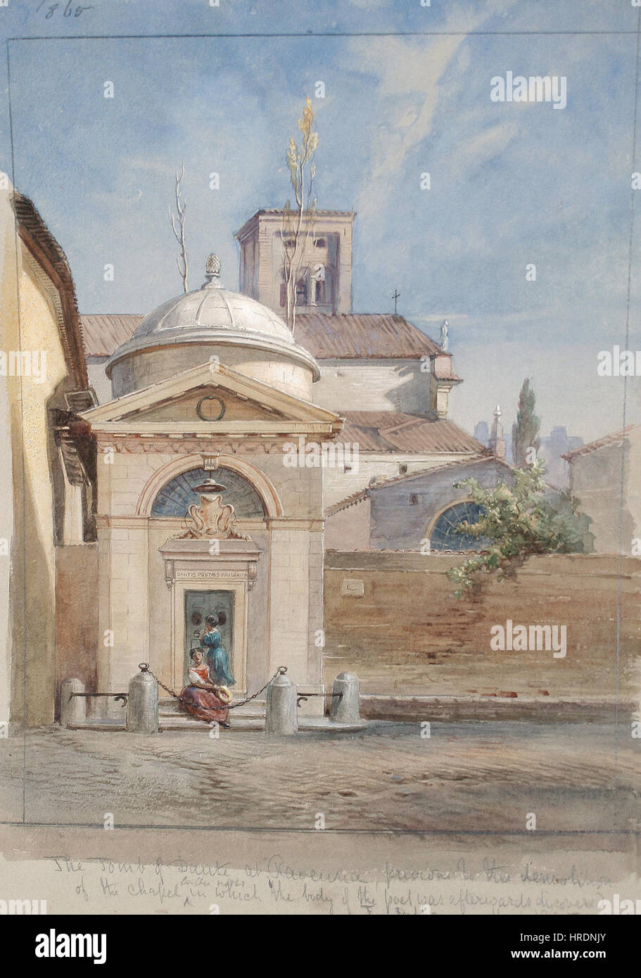 Frank Dillon - The Tomb of Dante at Ravenna Stock Photo - Alamy