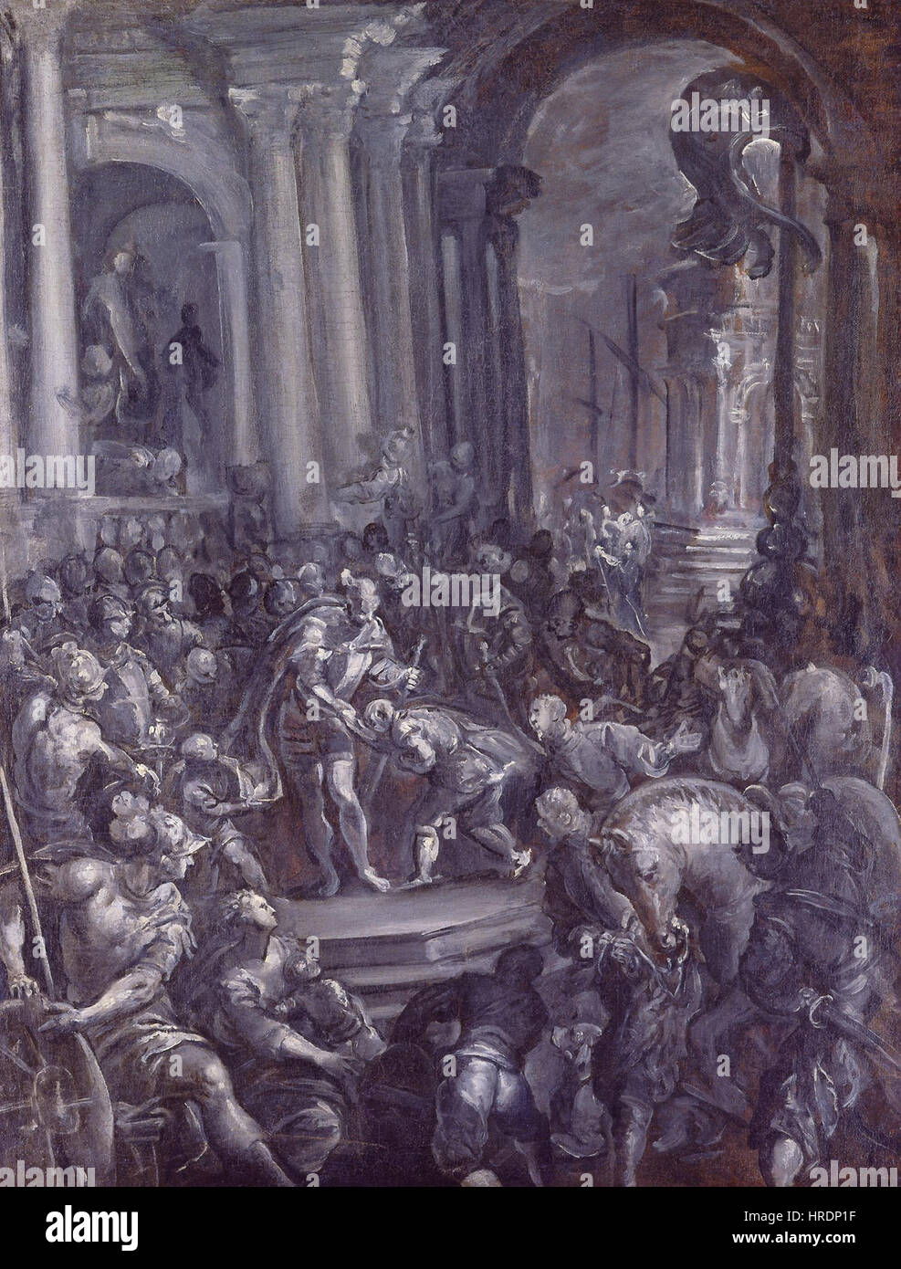 Andrea Vicentino’s painting ‘Alexius Comnenus Appearing before the Doge ...