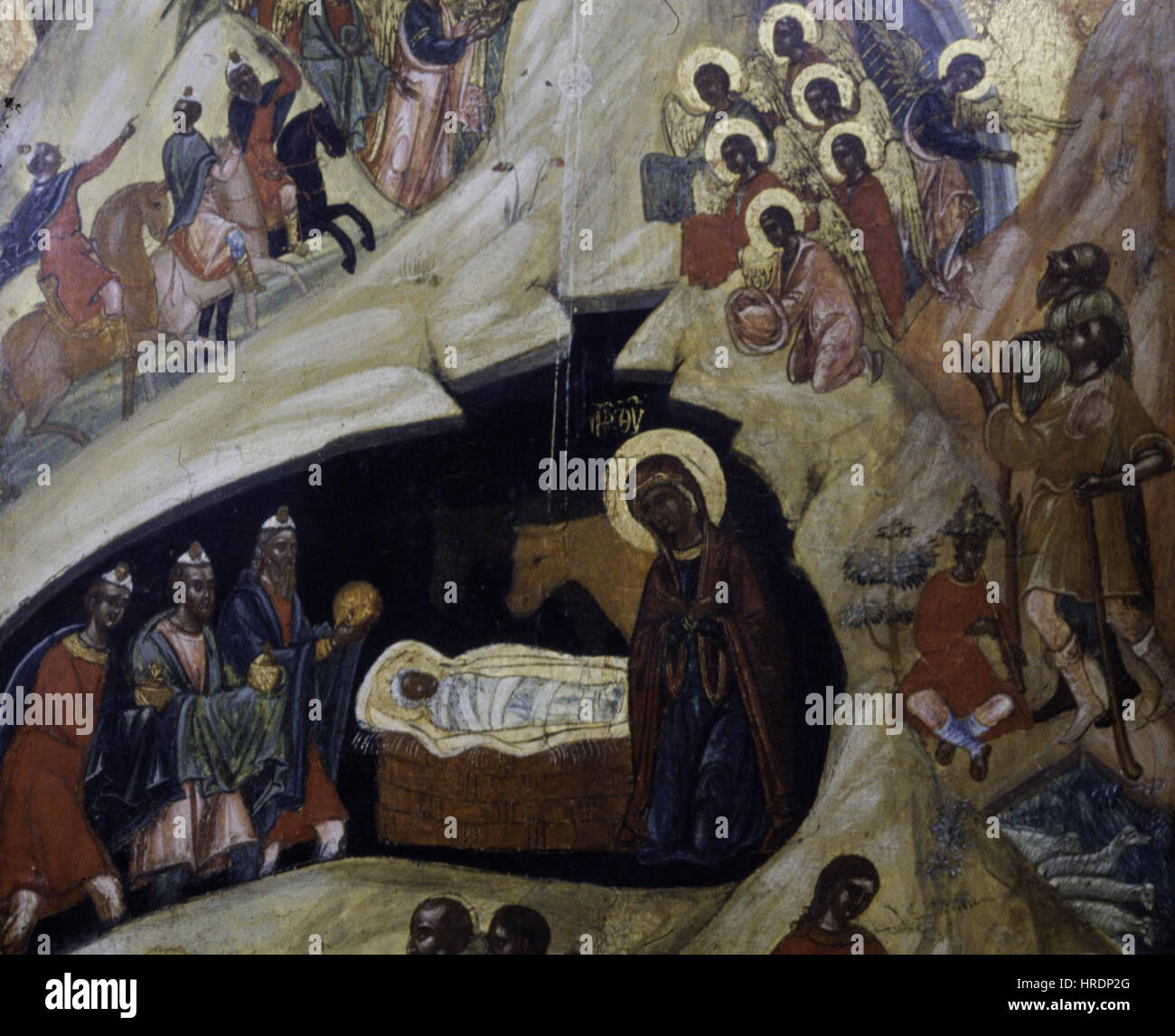 Unknown Italian (Italo-Byzantine) - Nativity with Adoration of the ...