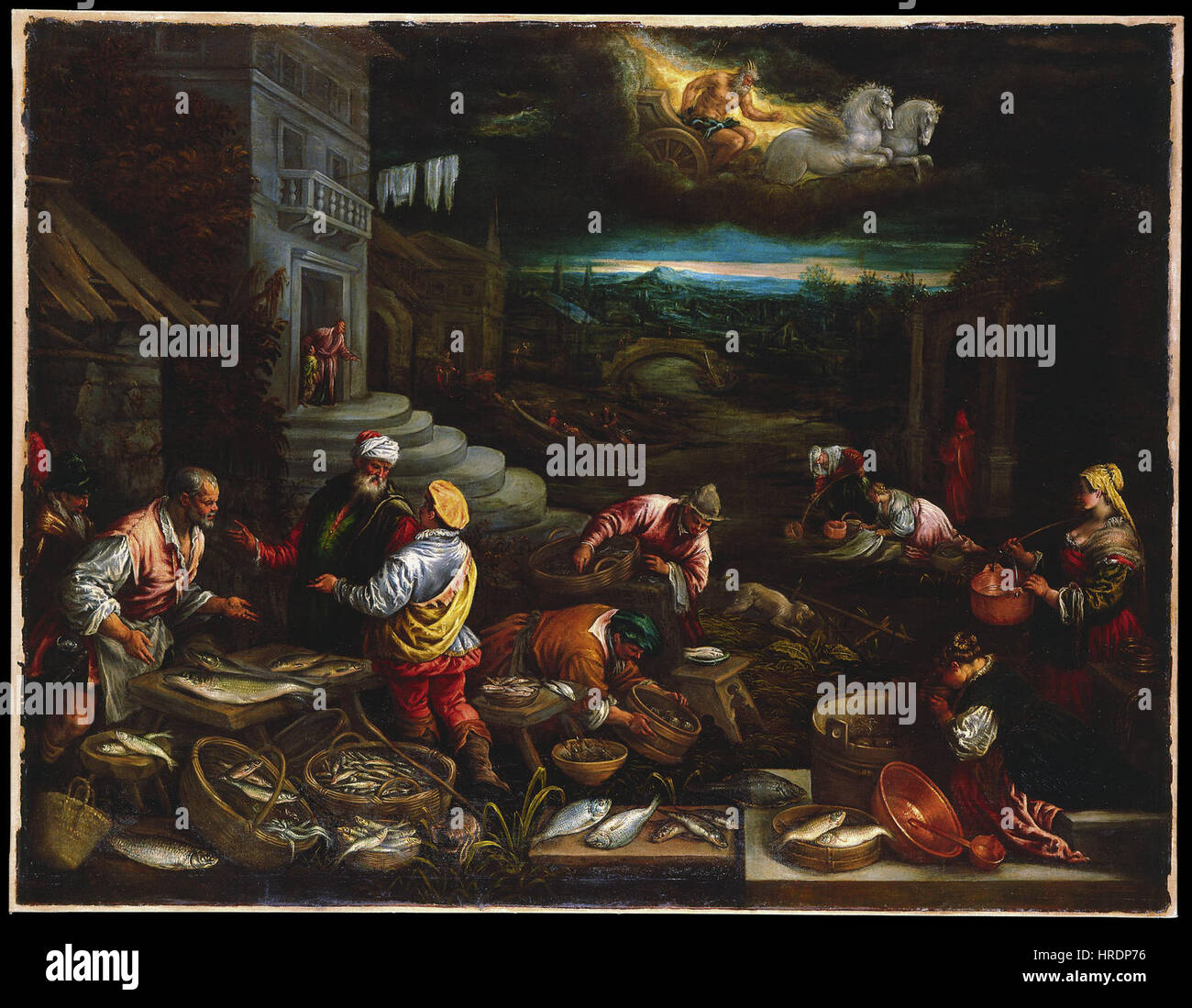 'The Element of Water' by Francesco and Jacopo da Ponte depicts water ...