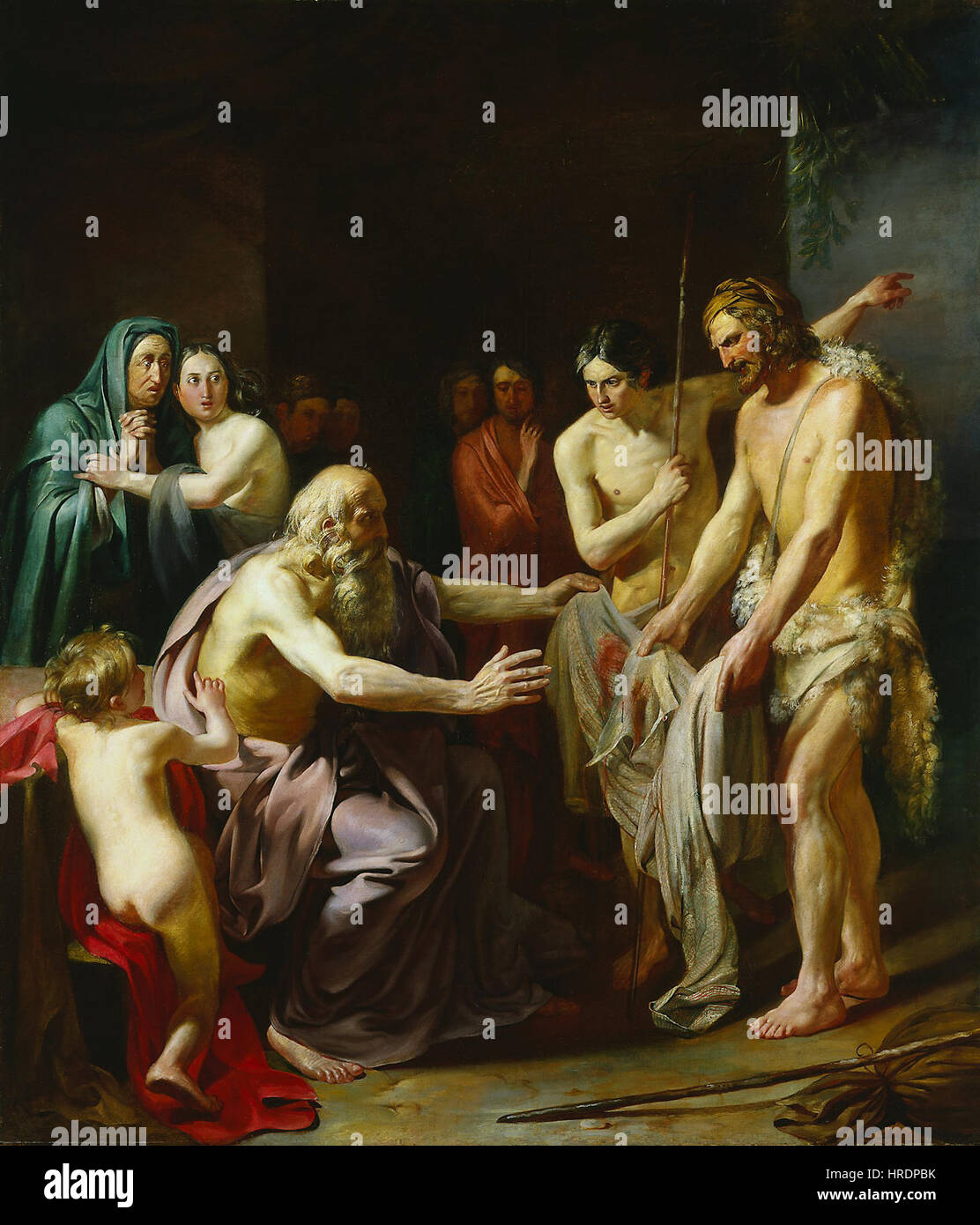 Jean-Jacques Forty - Jacob Recognizing the Robe of His Son Joseph - 77. ...