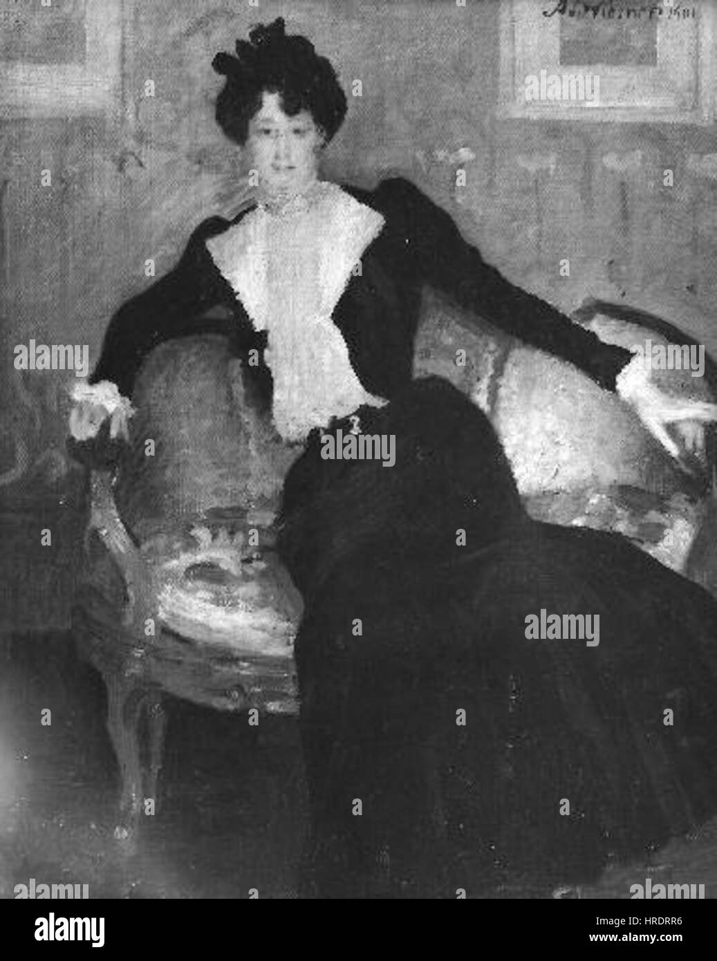 Adolf Wiesner 1871-1942 - Studie k portretu Parizanky Stock Photo - Alamy