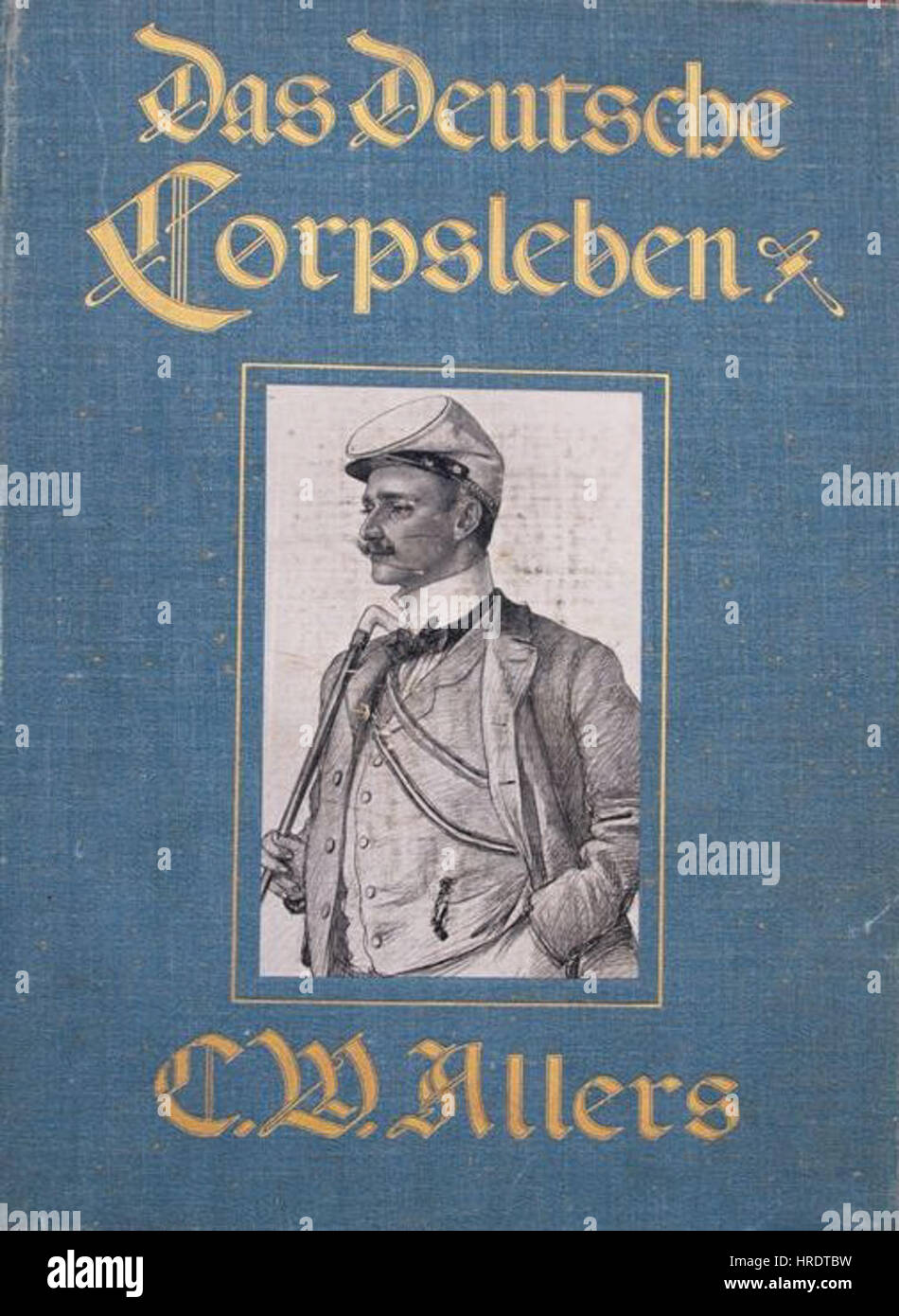 ‘Das deutsche Corpsleben’ depicts the social and cultural life within a ...