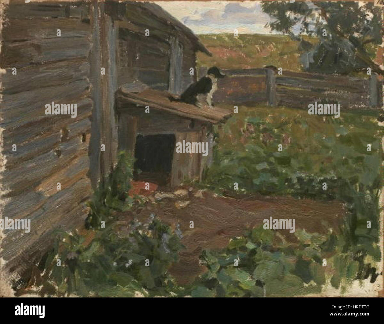 Alexej Michajlovic Korin 1865-1923 - Dvorek Stock Photo - Alamy