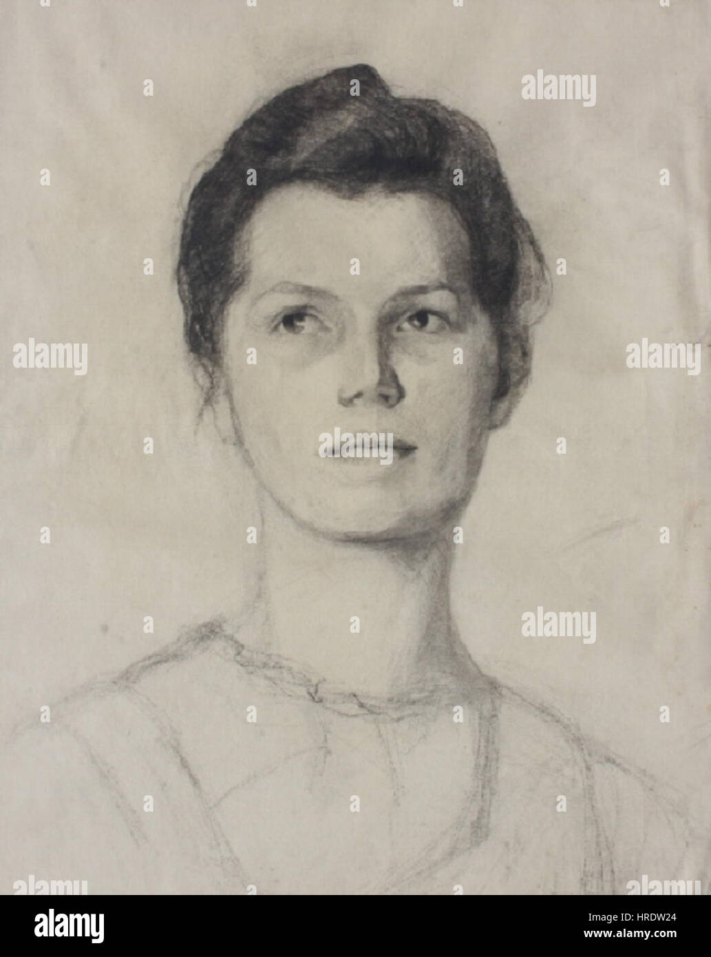 Else Berg’s portrait of Elisabeth depicts a serene and thoughtful woman ...