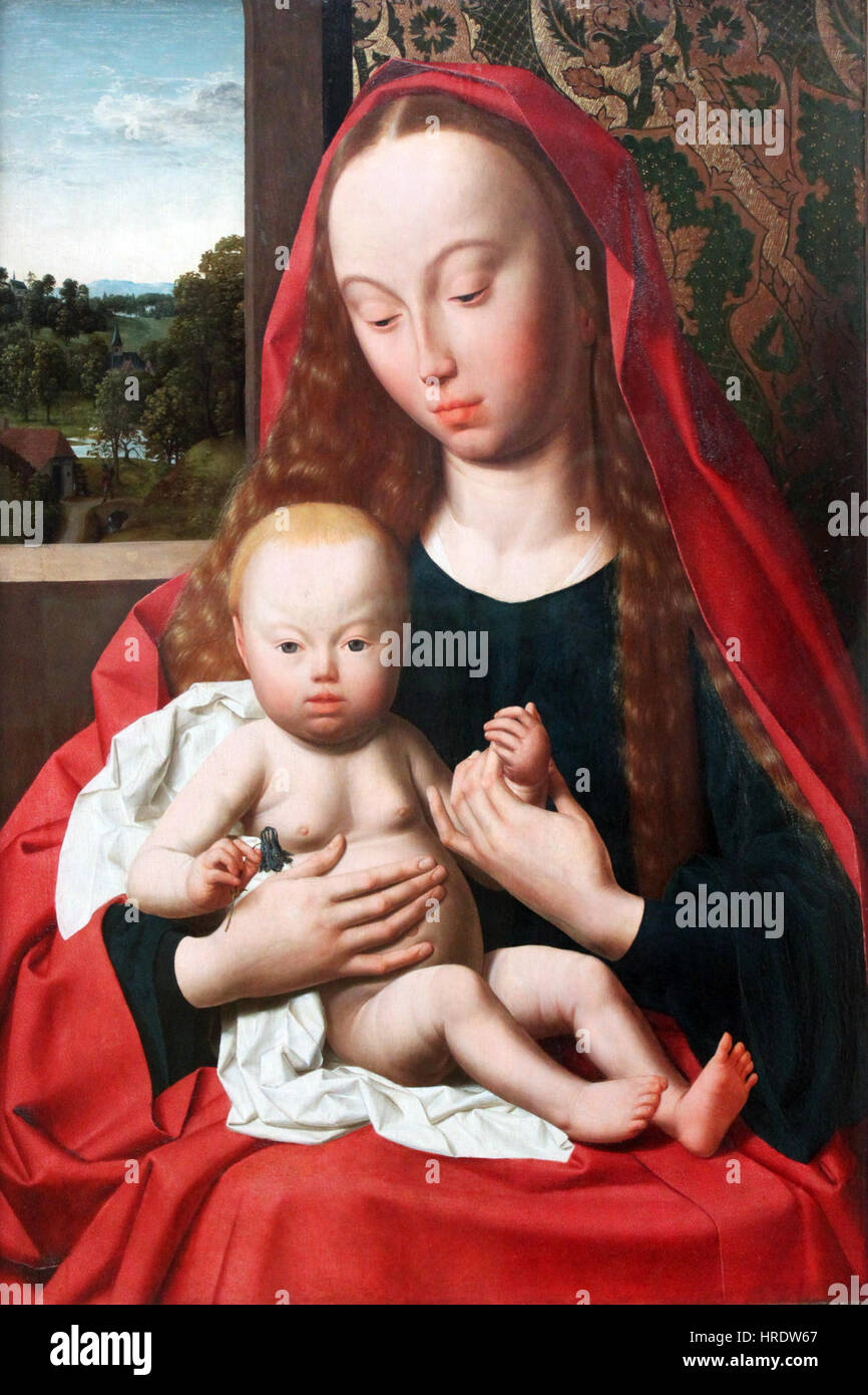 1487 Sint Jans Maria mit dem Kind anagoria Stock Photo - Alamy