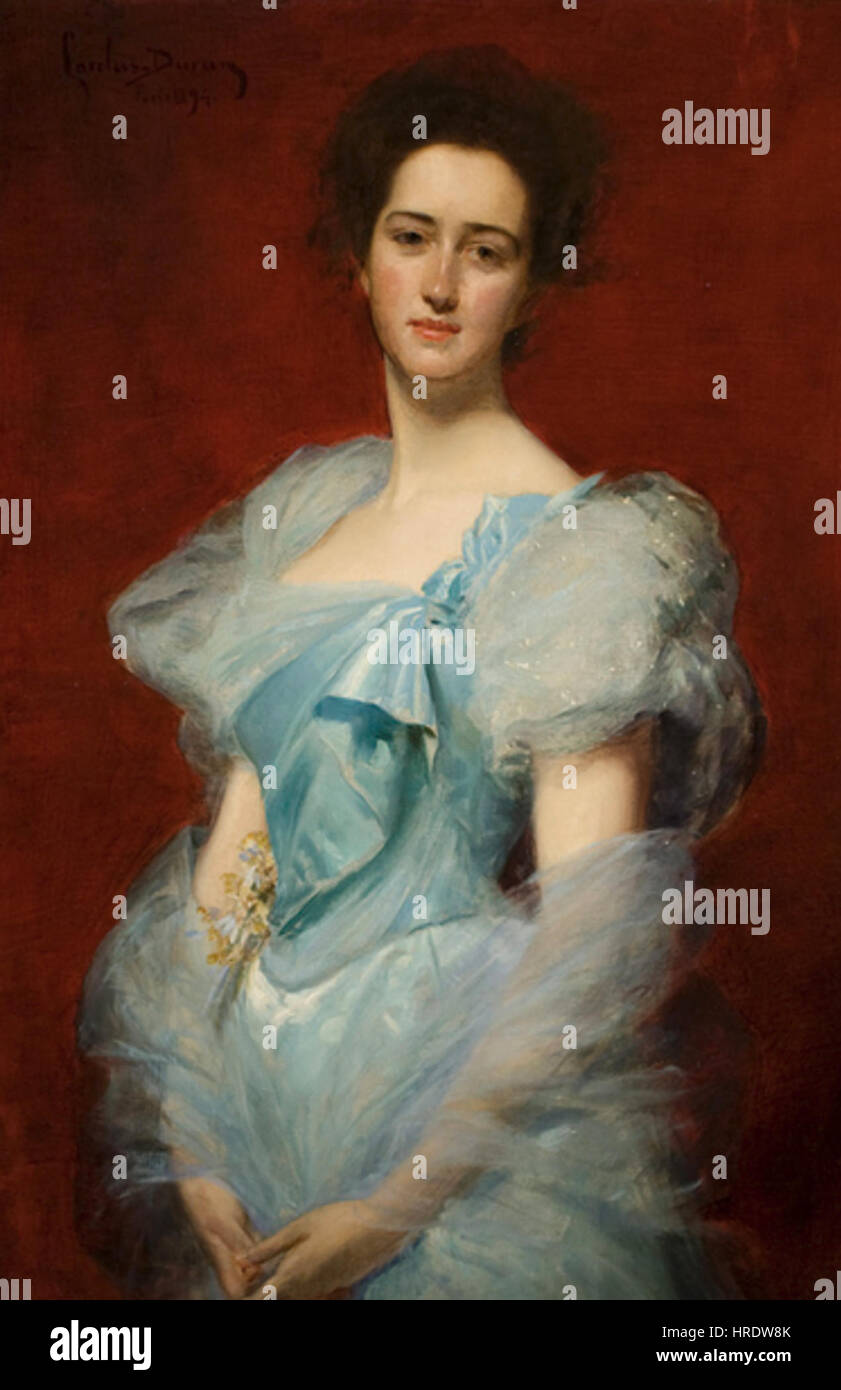 This portrait of Emily Vanderbilt Sloane, painted circa 1900, captures ...