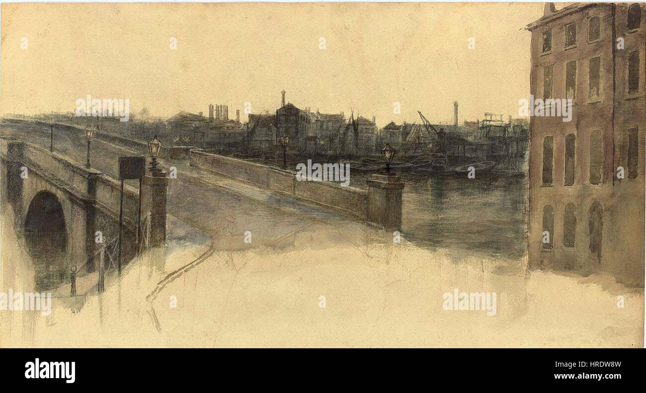 Henry Treffry Dunn - Study for the background of 'Found' by Dante ...