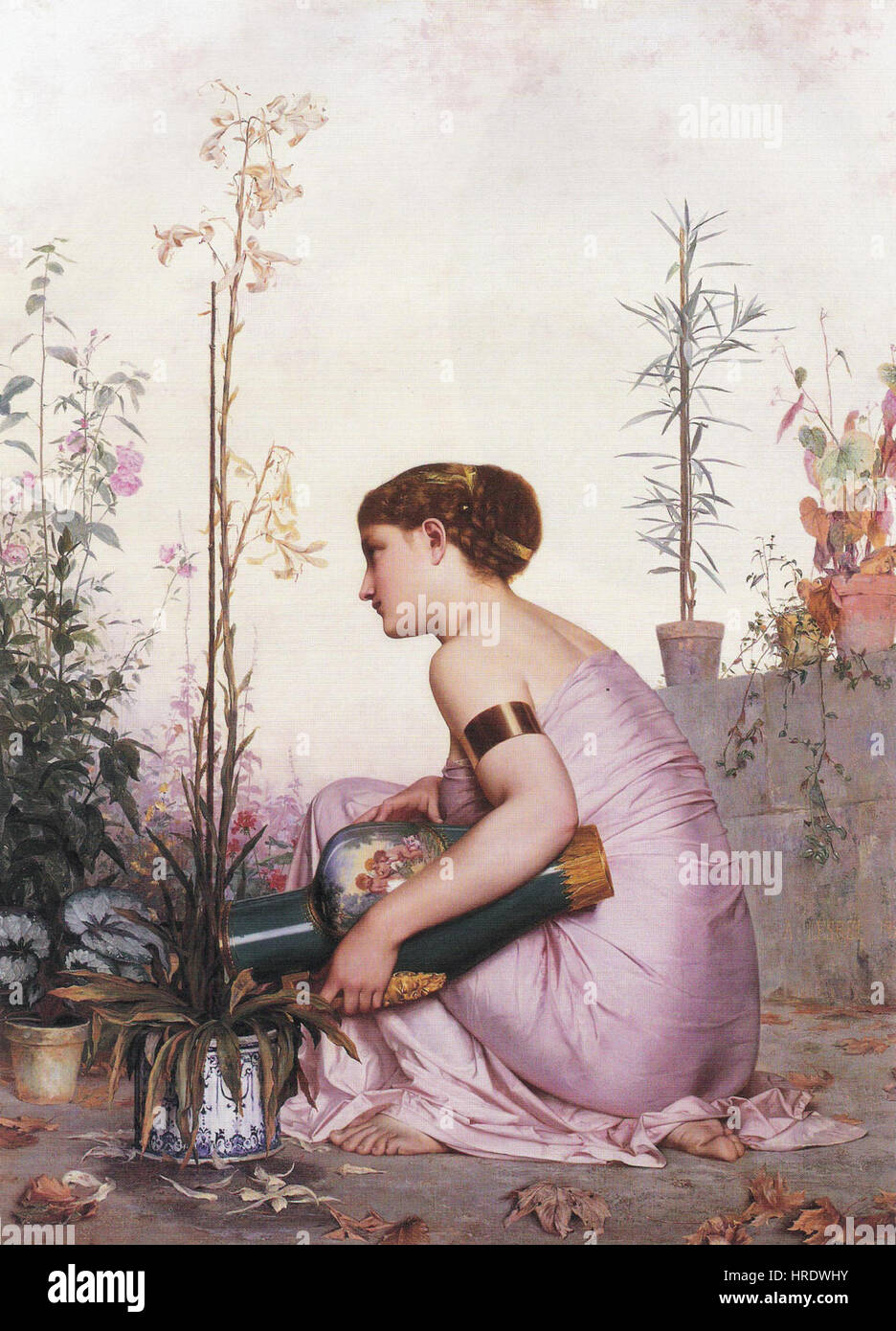 ‘Le lis est mort’ (The Lily is Dead) by Adolphe-Alexandre Lesrel is a ...