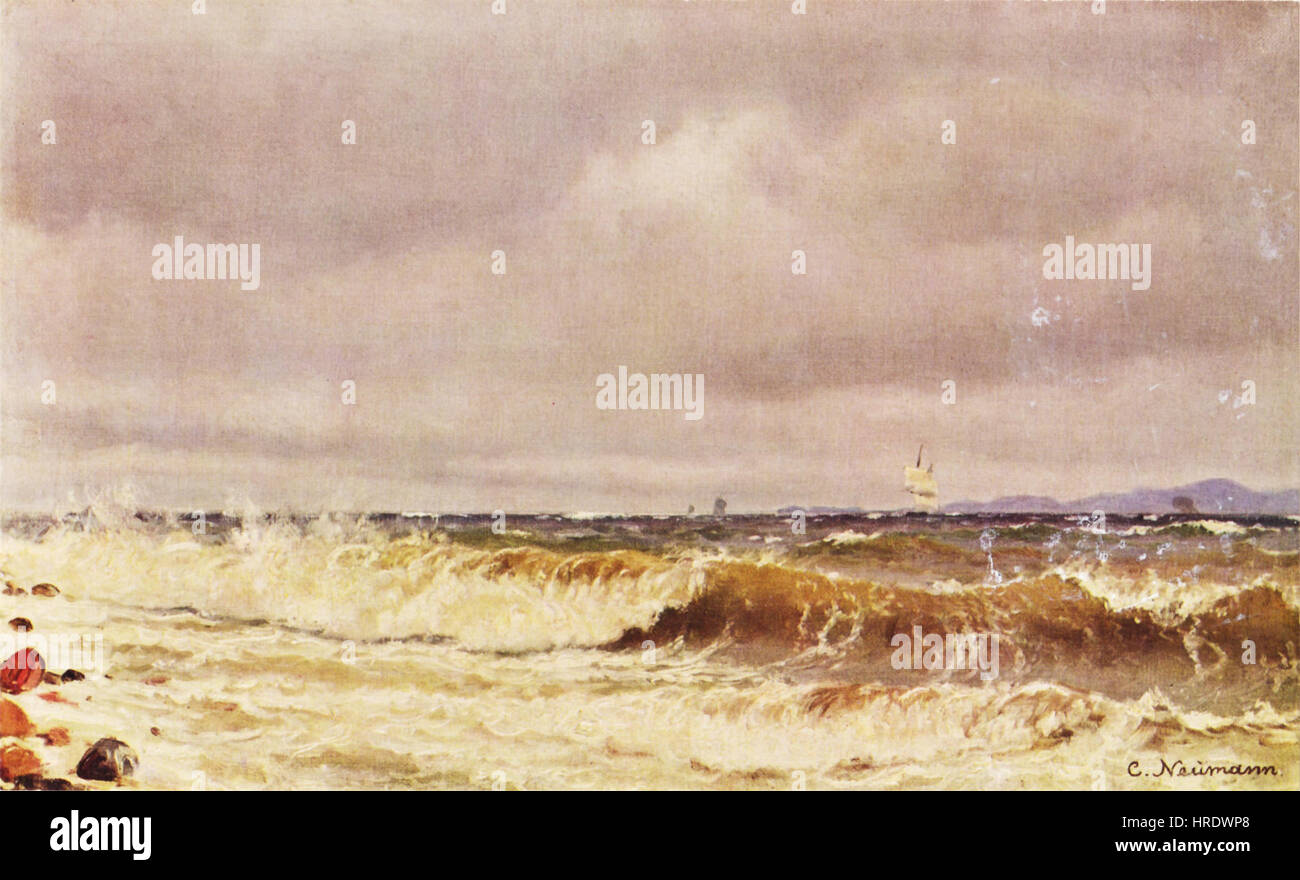 Carl Neumann’s 'Kronborg pynt ved Kullen' portrays the iconic Kronborg ...