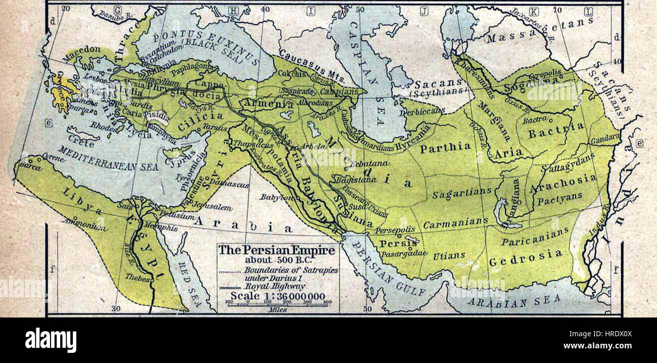 'Perserreich 500 v.Chr' (Persian Empire 500 BC) depicts the grandeur of ...
