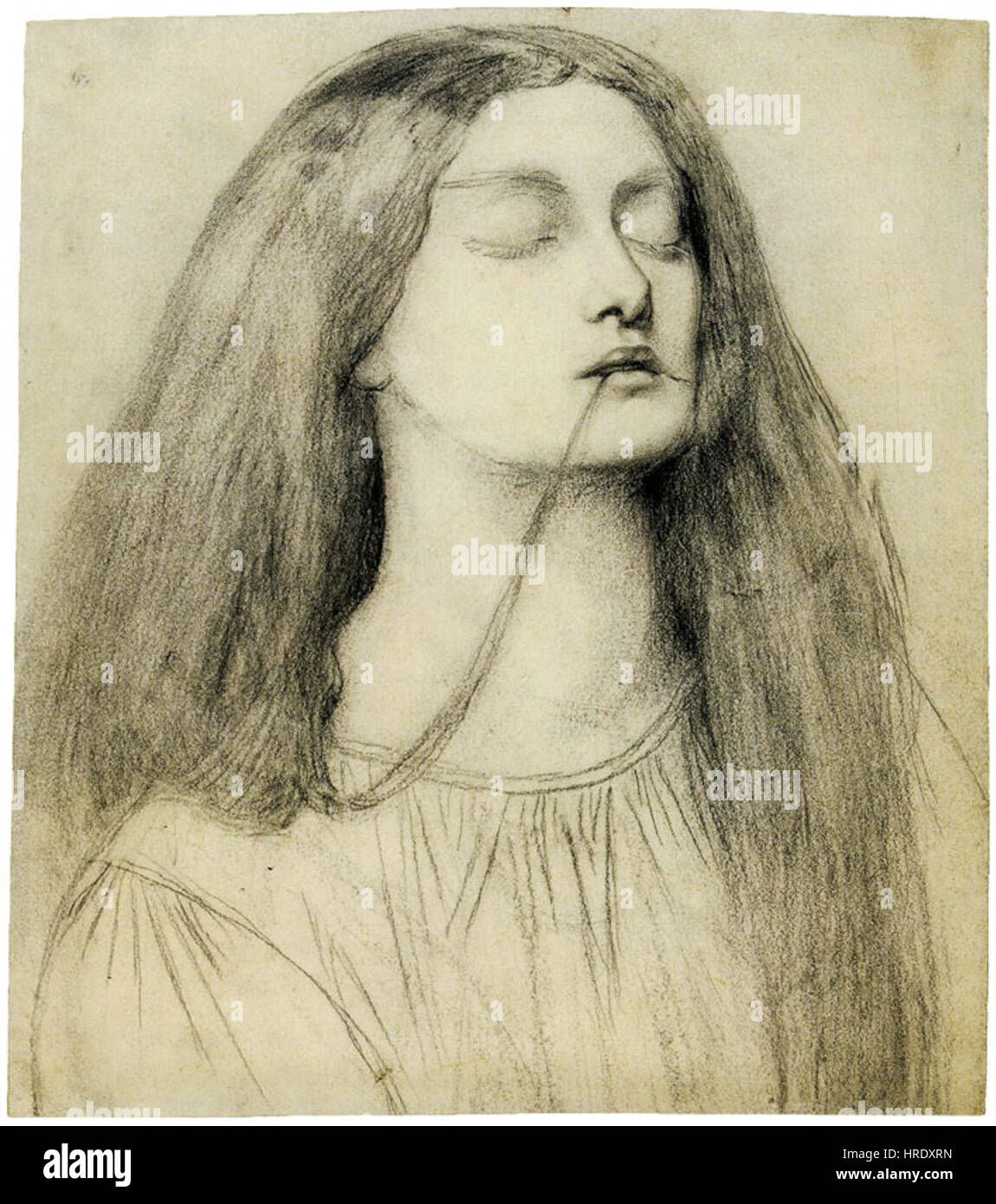 Dante gabriel rossetti elizabeth siddal hi-res stock photography and ...