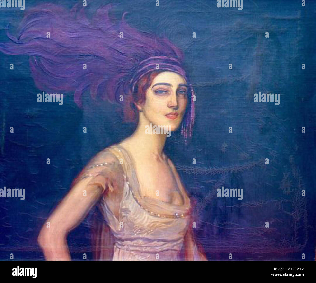 Ida Rubinstein Face Stock Photo - Alamy