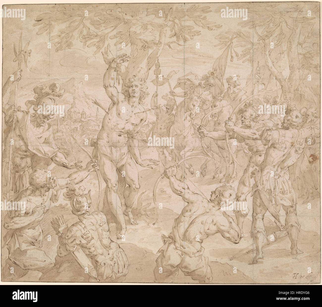 The martyrdom of saint sebastian hi-res stock photography and images ...