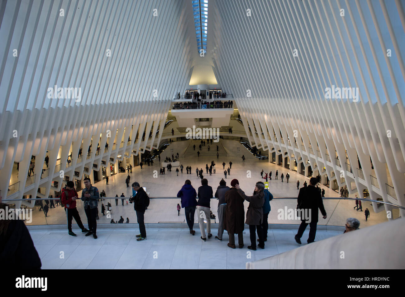 Westfield World Trade Center inside Stock Photo - Alamy
