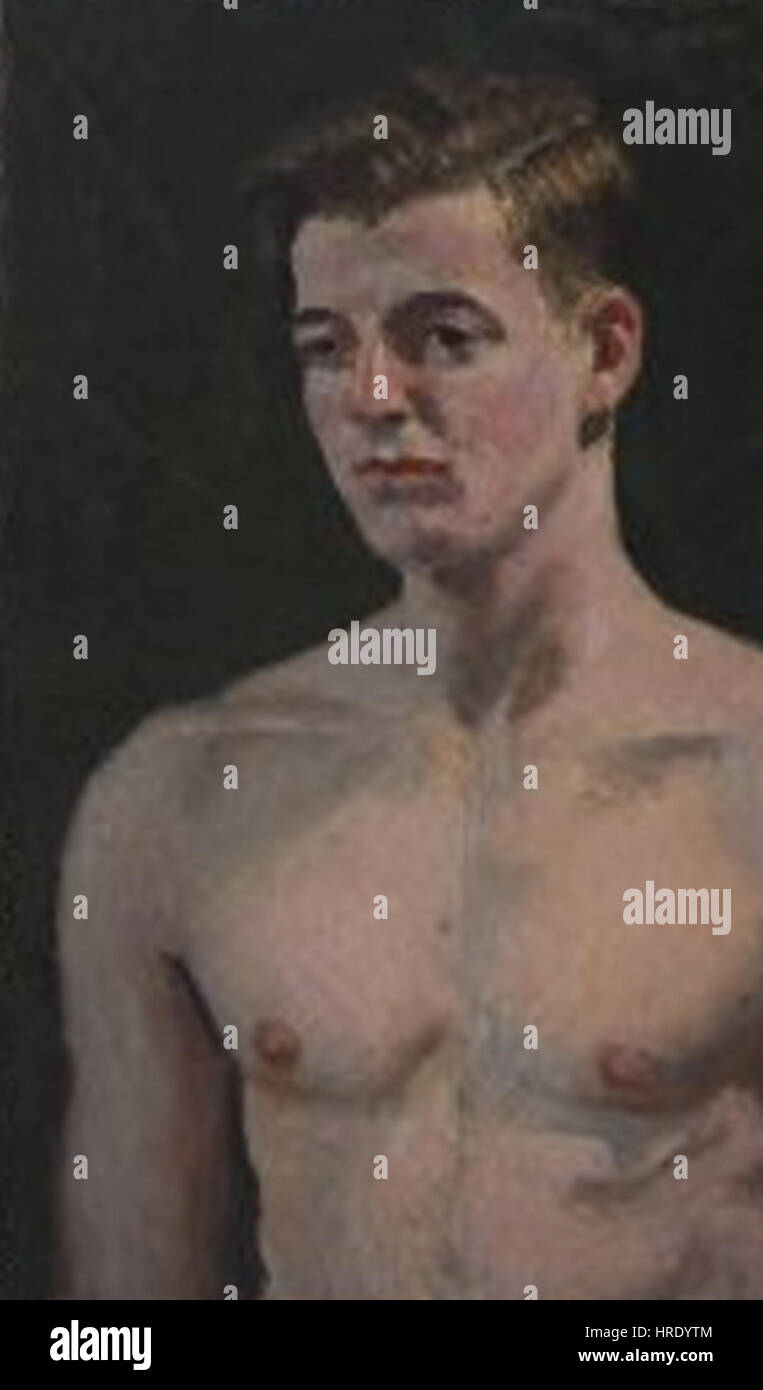 This bust, created by Denman Ross, is a representation of a figure in ...