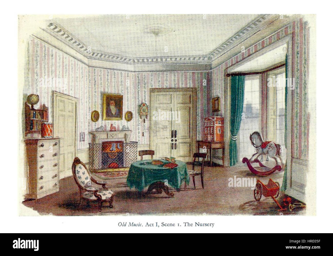 Rex Whistler - Old Music 1 Stock Photo - Alamy