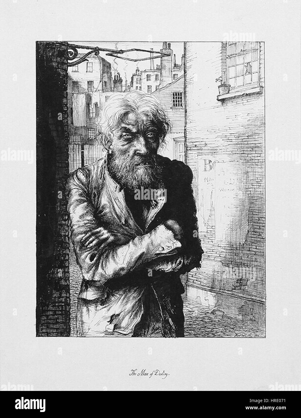 Rex Whistler’s 'A Man of Destiny' from 1926 portrays a heroic figure ...