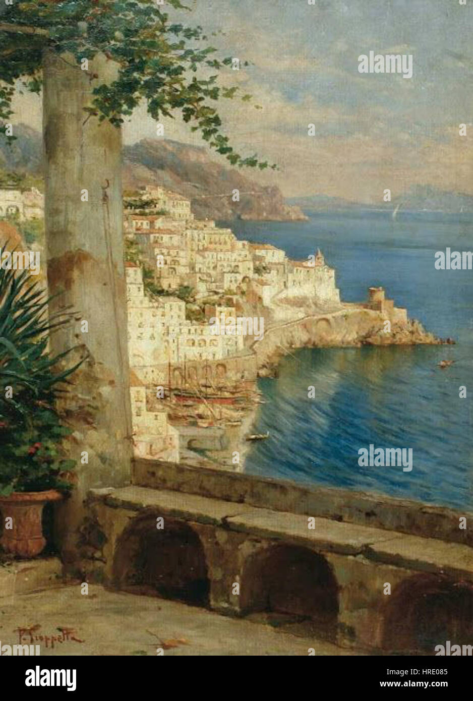 Pietro Scoppetta's 'Mare' (Sea) is a dynamic depiction of the ocean ...