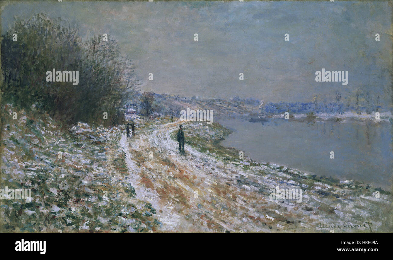 Claude Monet’s 'The Tow Path at Argenteuil' (c. 1875) is a classic ...