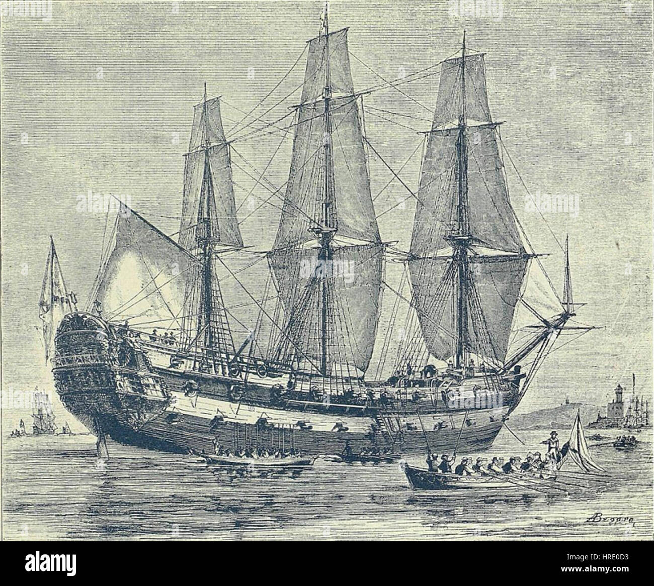 'Ingermanland' (1715) is a historical map depicting the region of ...