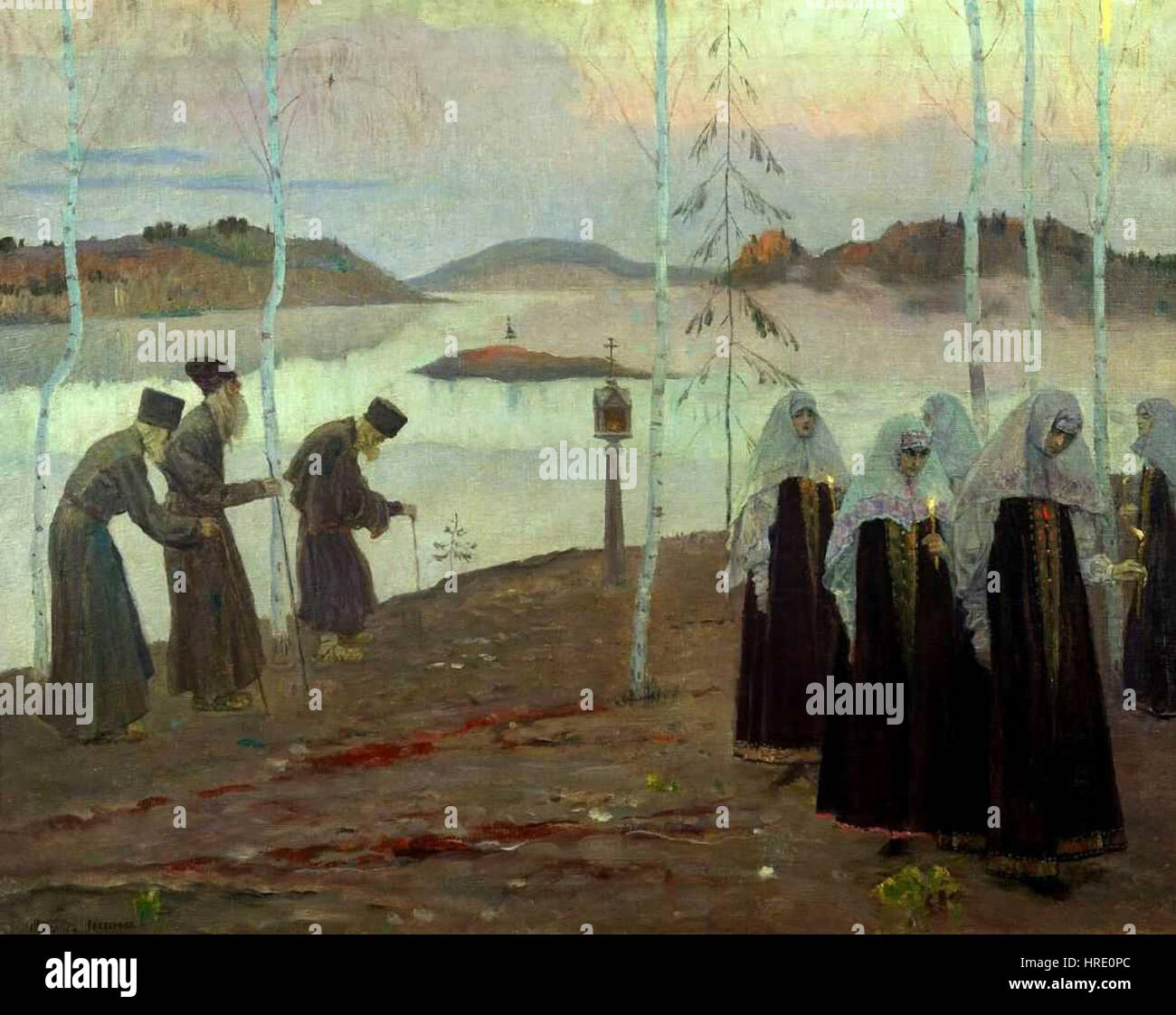 Mikhail nesterov painting hi-res stock photography and images - Alamy