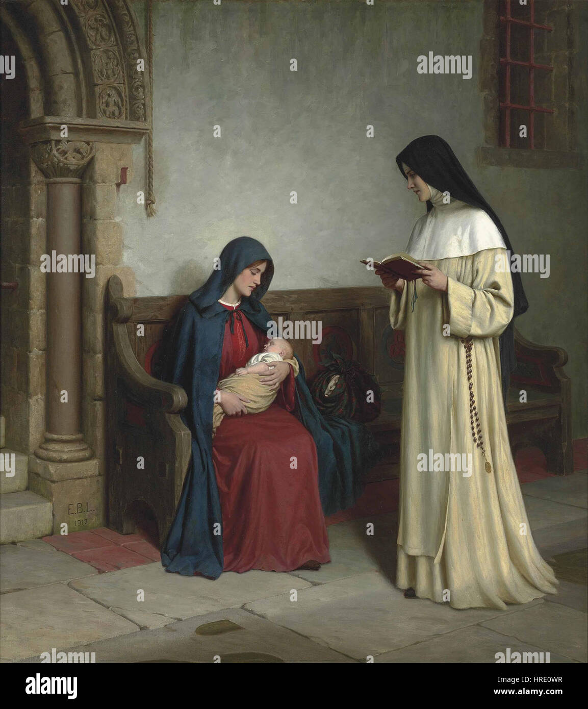 Edmund leighton hi-res stock photography and images - Alamy