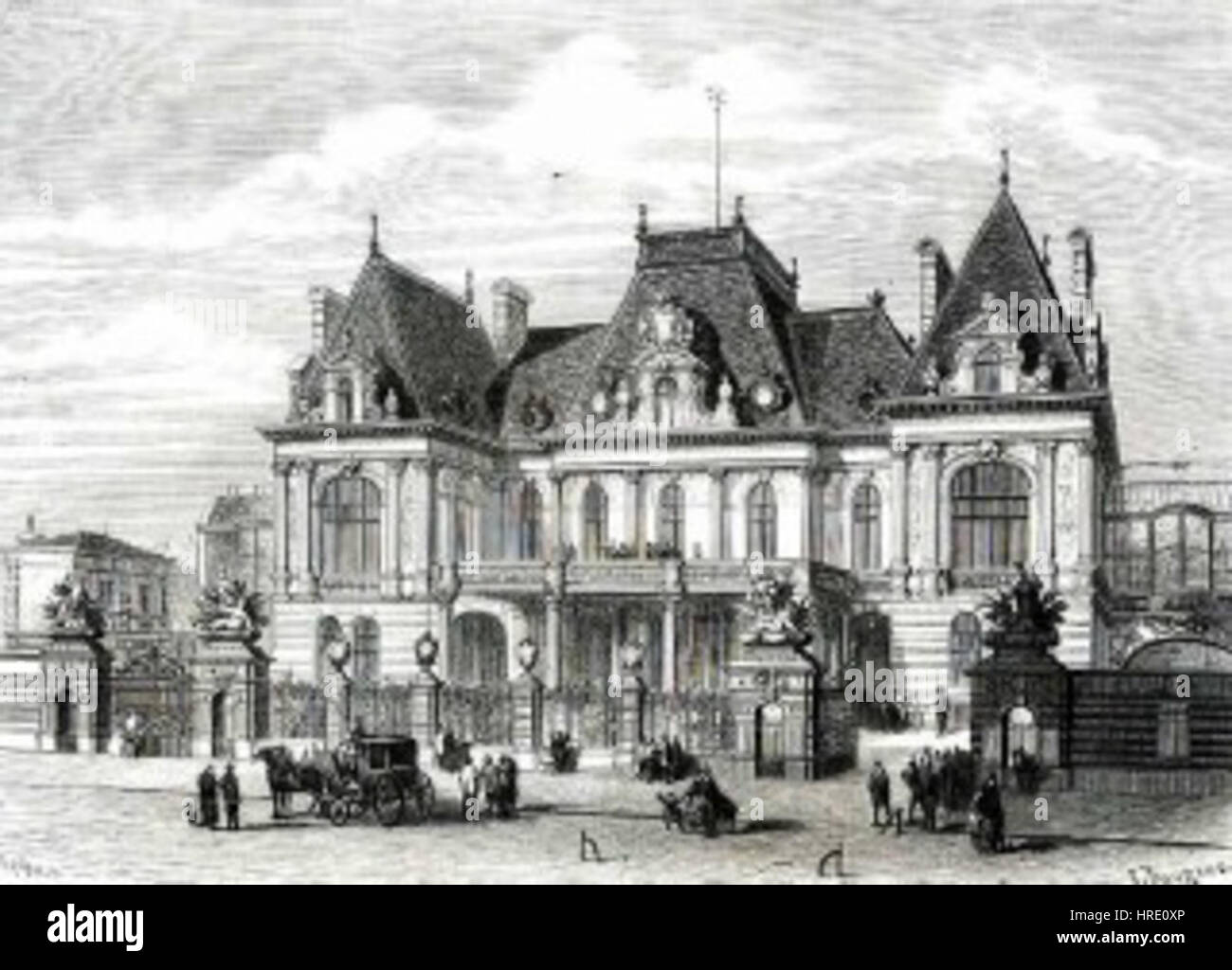 The 'Palais de Castille' is an architectural masterpiece, illustrating ...