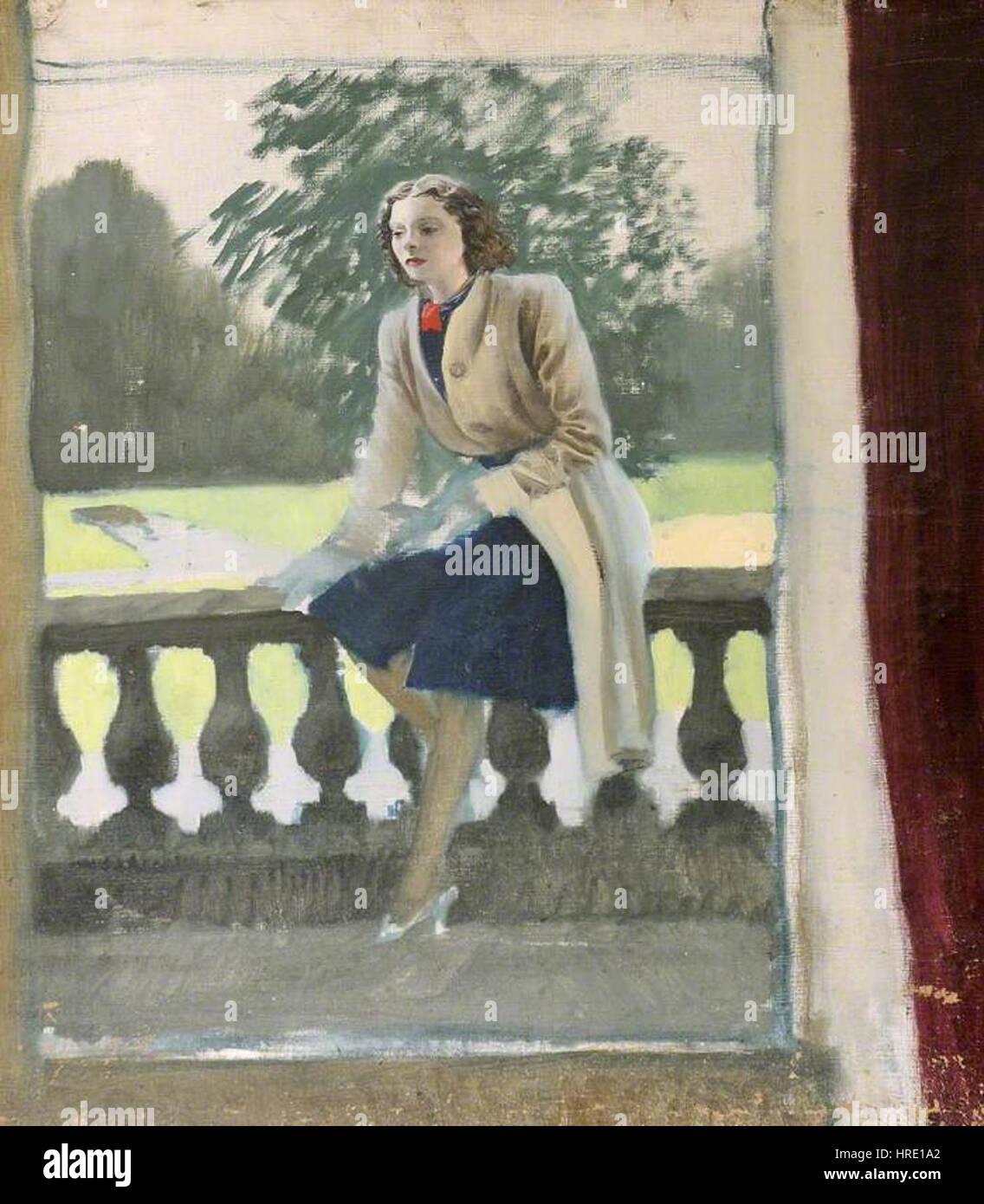 Rex Whistler - Lady Caroline Paget, Later Lady Duff c.1938 Stock Photo ...