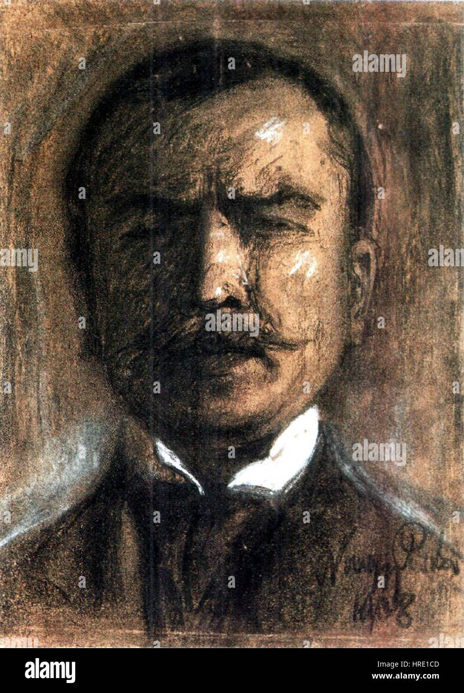 Nagy Self-portrait 1908 Stock Photo - Alamy