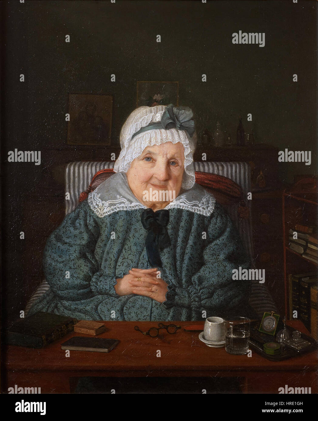 Augusta von Fersen, by Amalia Lindegren Stock Photo - Alamy