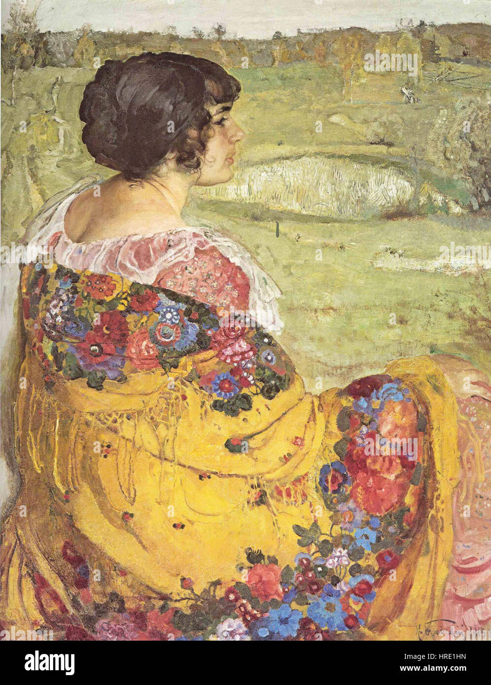 Lubov Makarovna Brodskaya by I.Brodsky Stock Photo - Alamy